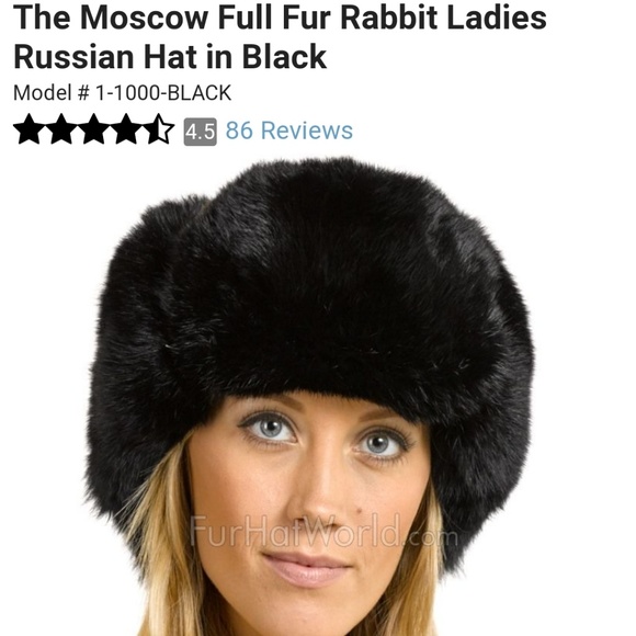 N/A | Accessories | Russian Black Fur Hat Size Small | Poshmark